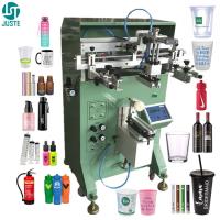 China Automatic Servo Motor Silk Screen Printing Machine for Cosmetic Bottles & Cups - 1000-1500 Units/Hour, Φ90-1000mm Diameter for sale