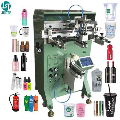 China Semi-Automatic Cylindrical Screen Printing Machine for Round Bowls Cups Bottles 90-1000mm Diameter 1000-1500 Units/Hour for sale