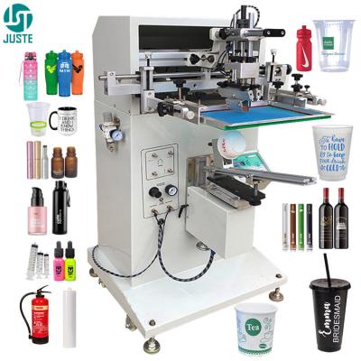 China Conical Silk Screen Printing Machine Automatic Rotating Printer for Cups Bottles Jars 1000-1500/hr 90-1000mm Diameter for sale