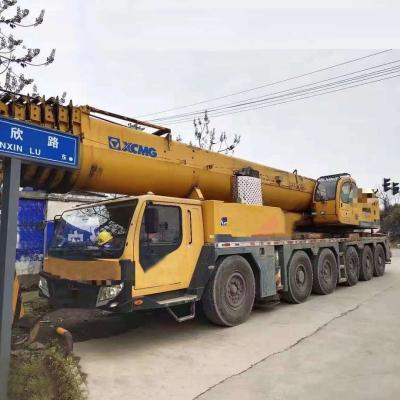 China Used Truck Crane Tadano 100t Span 2000-2019 18m Transverse Support Leg 80.5m Main Arm 25ton Lifting for sale
