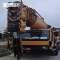 China Used XCMG JQZ130 Truck Crane 130 Ton Telescopic Boom Mobile Crane 90000 Hours for sale