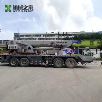 China Used Zoomlion QY80V 80-Ton Truck Mobile Crane | 48.8m Boom Height | 75km/h Travel Speed for sale