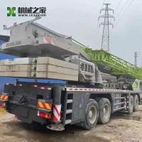 China Used Zoomlion ZTC80V Truck Crane 80 Ton Capacity 49m Boom 90 km/h Speed 3000 Working Hours for sale