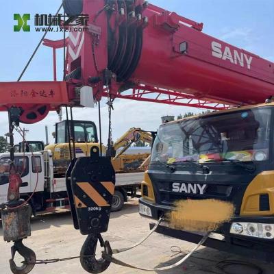 China Used Truck Crane 35 Ton 3 Section Jib 13-45m Lifting Height Cummins Engine for sale