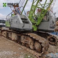 China Used Zoomlion ZCC550 50 Ton Crawler Crane with 52m Boom and 30% Gradeability for Construction Projects for sale