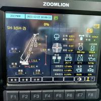 China Zoomlion ZCC750 Used 75 Ton Crawler Crane with 42m Lifting Height and 1,118 Working Hours for sale