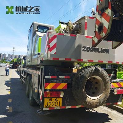 China Used Truck Crane 10-100 Ton Capacity 21.8m Boom 80.5m Main Arm 1.5 R/min Turning Speed for sale