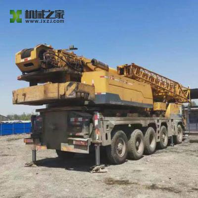 China Used XCMG Truck Crane 20-50m Boom 100t Capacity 4 Axle Rigid Frame for sale