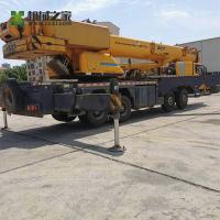 China XCMG XCT55L6 Used 55-Ton Truck Crane with 50m Boom and 90km/h Speed | 6200 Working Hours for sale