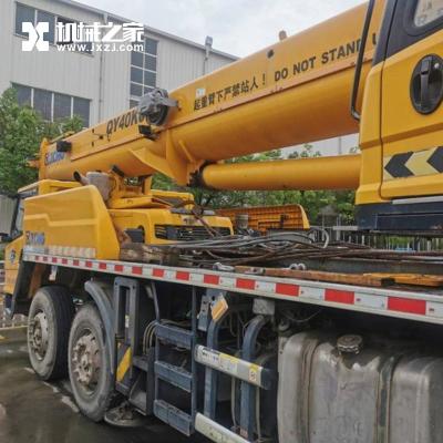 China Used 40t Span Truck Crane 25t Weight 21.8m Boom XCMG 70t Rated Capacity for sale