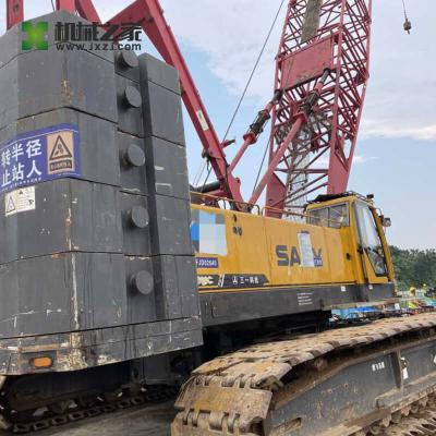 China Used Sany SCC1500C Crawler Crane 150 Ton Capacity 81m Boom 12,000 Hours 2010 Model for sale