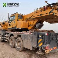China Used Truck Crane 21.8m Boom 4 Axle 10-100 Ton Lifting Capacity SC9DF300.1Q5 Engine for sale