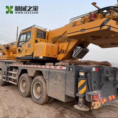 China Used Truck Crane 21.8m Boom 4 Axle 10-100 Ton Lifting Capacity SC9DF300.1Q5 Engine for sale
