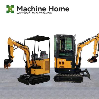 China KV17 Diesel Mini Excavator with 20kW Engine and 18L Fuel Tank for Construction Projects for sale