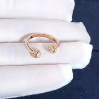 China Piaget Possession Open Ring In 18K Rose Gold Set With 58 Brilliant Cut Diamonds for sale