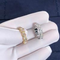 China Factory Make BVLGARI Serpenti Viper Ring 18k Gold And Real Diamonds Rose Gold for sale