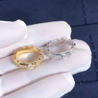 China Factory Make BVLGARI Serpenti Viper Ring 18k Gold And Real Diamonds Rose Gold for sale