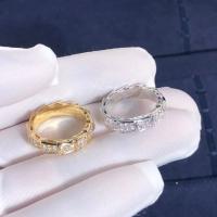 China Factory Make BVLGARI Serpenti Viper Ring 18k Gold And Real Diamonds Rose Gold for sale