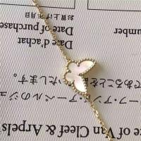 China White Mother Of Pearl 18K Gold Bracelet Sweet Alhambra Butterfly Bracelet for sale