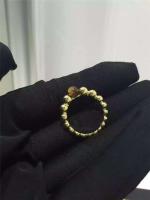 China Women'S Engagement Yellow 18K Gold Ring Round Shape With Tiger'S Eye Stone for sale
