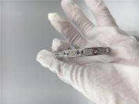 China Simple Diamond Bangle Bracelet , 18k White Gold  Love  Bracelet for sale