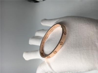 China Pink Gold Luxury Diamond Jewelry  Love Bracelet B6035617 Without Diamonds for sale