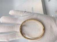China Large Model Signature 18K Gold Bracelet Oval Shape No Diamonds / Gemstone for sale