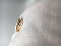 China Brilliant - Cut Diamond  Love Solitaire Ring 18K Yellow Gold N4250100 for sale