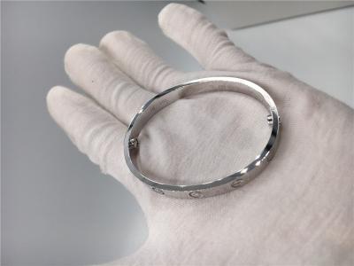 China Girlfriend Luxury Diamond Jewelry  Jewelry Love Bracelet  18k White Gold for sale