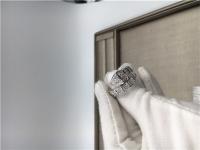 China Customized Serpenti 18k White Gold Diamond Engagement Rings Classic for sale