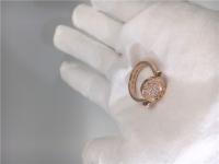 China 18K Luxury Jewelry Jewelry Vintage Rose Gold Engagement Rings With Mother Of Pearl / Pavé Diamonds for sale