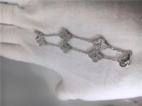 China Full Diamond Luxury Diamond Jewelry Sweet Alhambra Bracelet 6 Motifs White Gold for sale