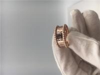 China Vintage Rose Gold Engagement Rings , Women'S Gold Band Engagement Rings for sale