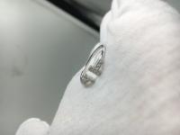 China T Wire Ring With Round Brilliant Diamonds , Engagement Rings For Women White Gold for sale
