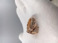China Luxury Jewelry Serpenti Ring 18K Gold Ring With Full Pavé Diamonds AN855116 for sale