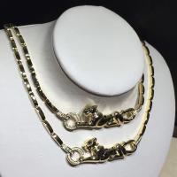 China 18K Yellow Gold High End Custom Jewelry  Panther Necklace With Diamonds / Lacquer for sale
