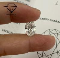 China LuxuryShine Excellent Cut Lab Grown Diamond D-F Color White Oval 0.1-10CT VS1 with IGI Certificate 3EX Cut Stones for sale