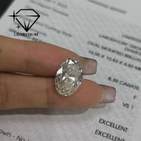 China LuxuryShine Excellent Cut Lab Grown Diamond D-F Color White Oval 0.1-10CT VS1 with IGI Certificate 3EX Cut Stones for sale