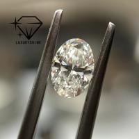 China LuxuryShine 0.1-10CT VS2 Lab Grown Diamond D-F Color White Oval Excellent Cut With IGI Certificate 3EX Cut Stones Wholesale for sale