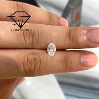 China LuxuryShine 0.1-10CT VS2 Lab Grown Diamond D-F Color White Oval Excellent Cut With IGI Certificate 3EX Cut Stones Wholesale for sale