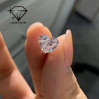 China LuxuryShine VVS2 White Heart Excellent Cut Lab Grown Diamond 1CT 2CT 3CT 4CT 5CT Support Special Customization for sale