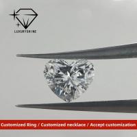 China LuxuryShine VVS2 White Heart Excellent Cut Lab Grown Diamond 1CT 2CT 3CT 4CT 5CT Support Special Customization for sale