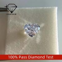 China LuxuryShine VVS2 White Heart Excellent Cut Lab Grown Diamond 1CT 2CT 3CT 4CT 5CT Support Special Customization for sale