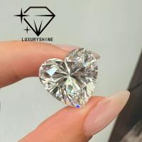 China LuxuryShine VVS2 White Heart Excellent Cut Lab Grown Diamond 1CT 2CT 3CT 4CT 5CT Support Special Customization for sale