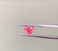 China LuxuryShine Fancy Pink / Fancy Intense Pink / Fancy Vivid Pink Heart Cut Lab Grown Diamond VVS-VS1 Real Diamonds & Wedding Jewelry & Customized Jewelry for sale
