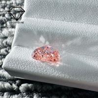 China LuxuryShine Fancy Pink / Fancy Intense Pink / Fancy Vivid Pink Heart Cut Lab Grown Diamond VVS-VS1 Real Diamonds & Wedding Jewelry & Customized Jewelry for sale