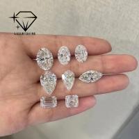 China LuxuryShine VVS-VS Asscher Shape Lab Grown Diamond 0.1-10CT D-F Color white diamond With IGI Certificate 3EX Cut Stones for sale