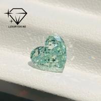 China LuxuryShine Pink / Yellow / Green Heart Cut Lab Grown Diamond VVS-VS Real Diamonds & Wedding Jewelry & Customized Jewelry for sale