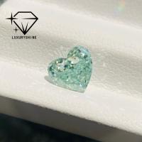 China LuxuryShine Pink / Yellow / Green Heart Cut Lab Grown Diamond VVS-VS Real Diamonds & Wedding Jewelry & Customized Jewelry for sale