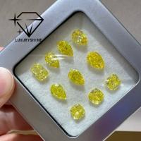 China LuxuryShine VVS-VS Fancy Yellow/Light Yellow/Fancy Intense/Vivid Yellow Lab Grown Diamond  1CT 2CT 3CT 4CT 5CT Oval Excellent Cut With Certificate & Customized jewelry for sale